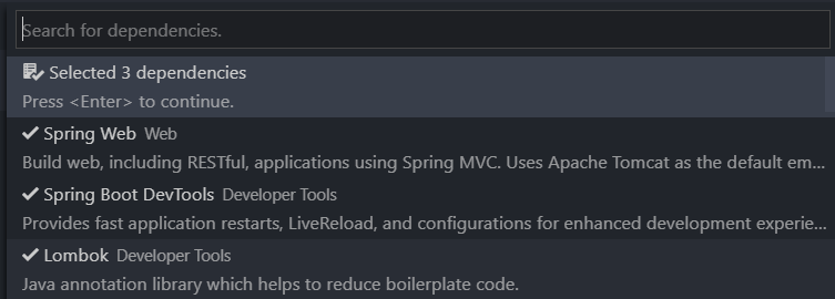 VS Code&SpringBoot实践